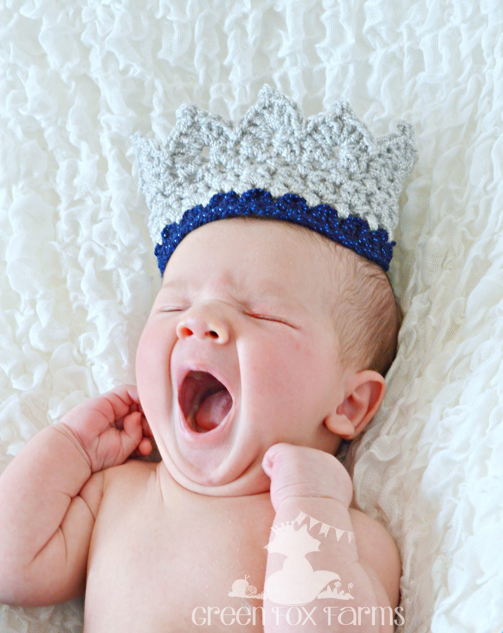 Basic Crochet Crown Pattern Release! • Green Fox Farms Designs