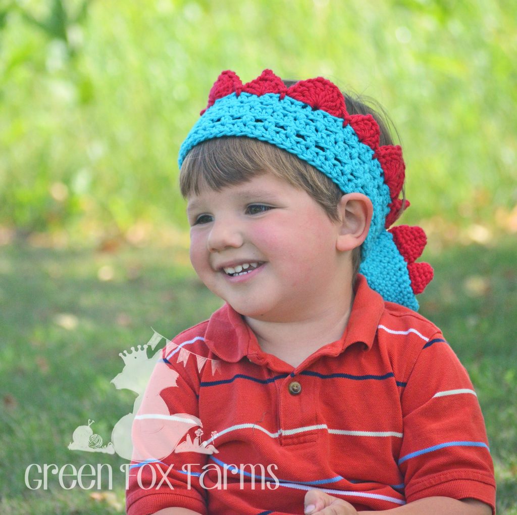 Crochet Dinosaur Crown Pattern Release! • Green Fox Farms Designs