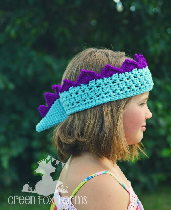 Crochet Dinosaur Crown Pattern Release! • Green Fox Farms Designs