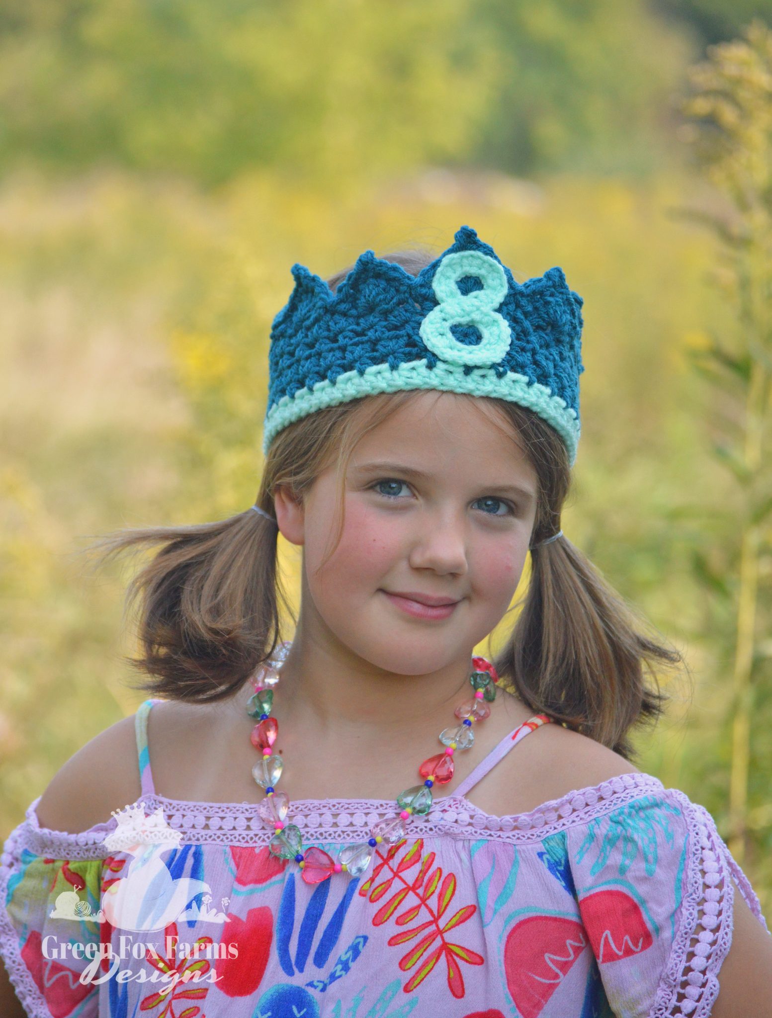 Crochet Birthday Crown - New Pattern Release • Green Fox Farms Designs