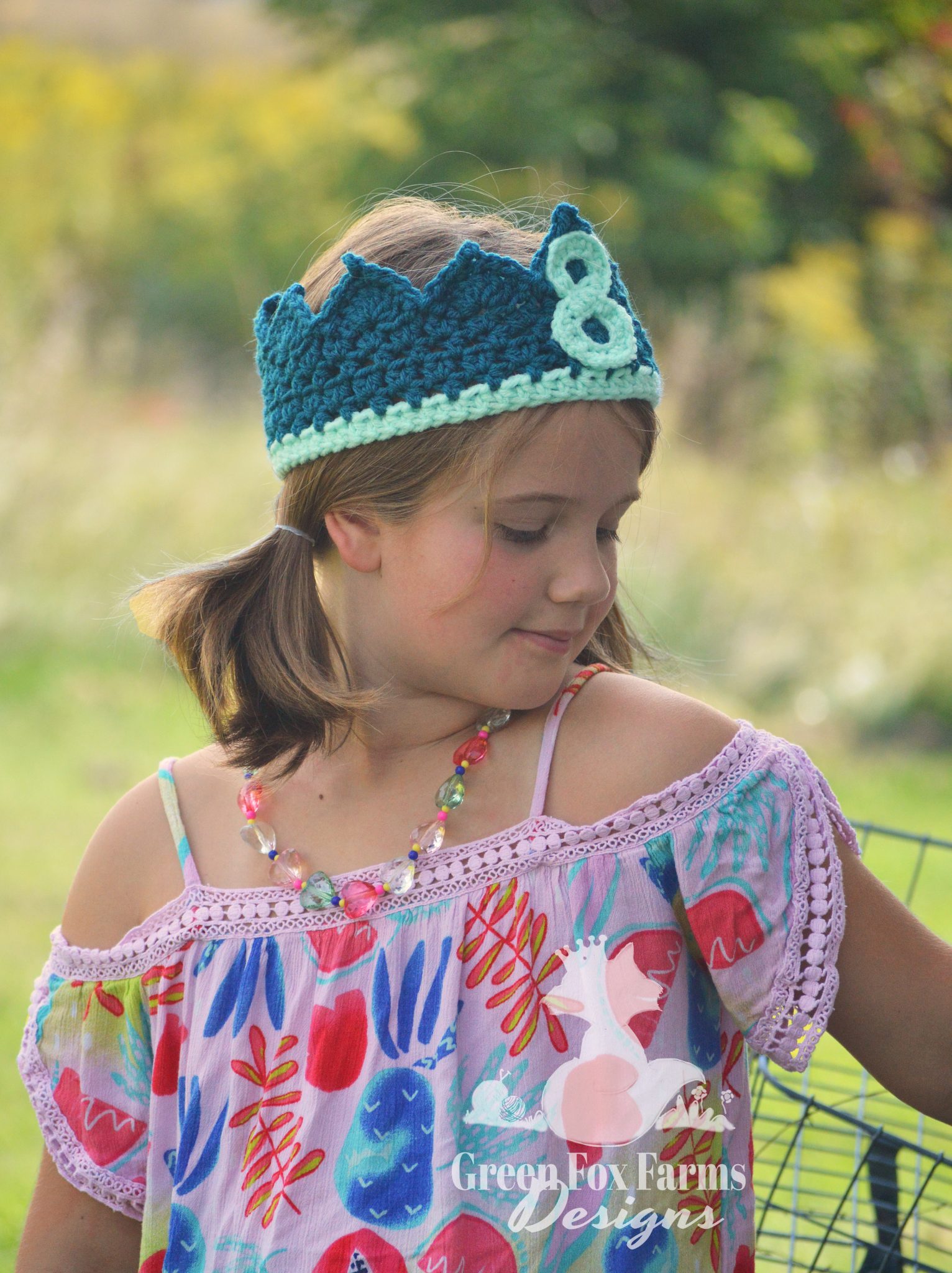 Crochet Birthday Crown - New Pattern Release • Green Fox Farms Designs