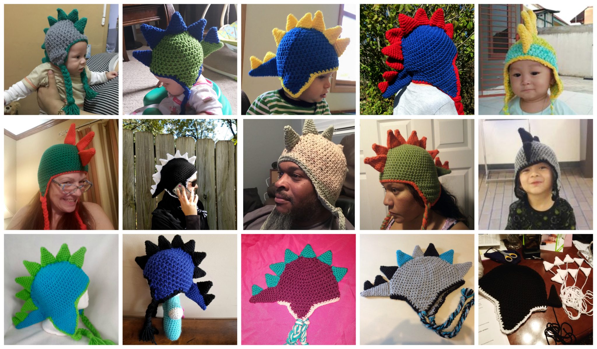 Dinosaur Hat - New Pattern Release And SALE! • Green Fox Farms Designs