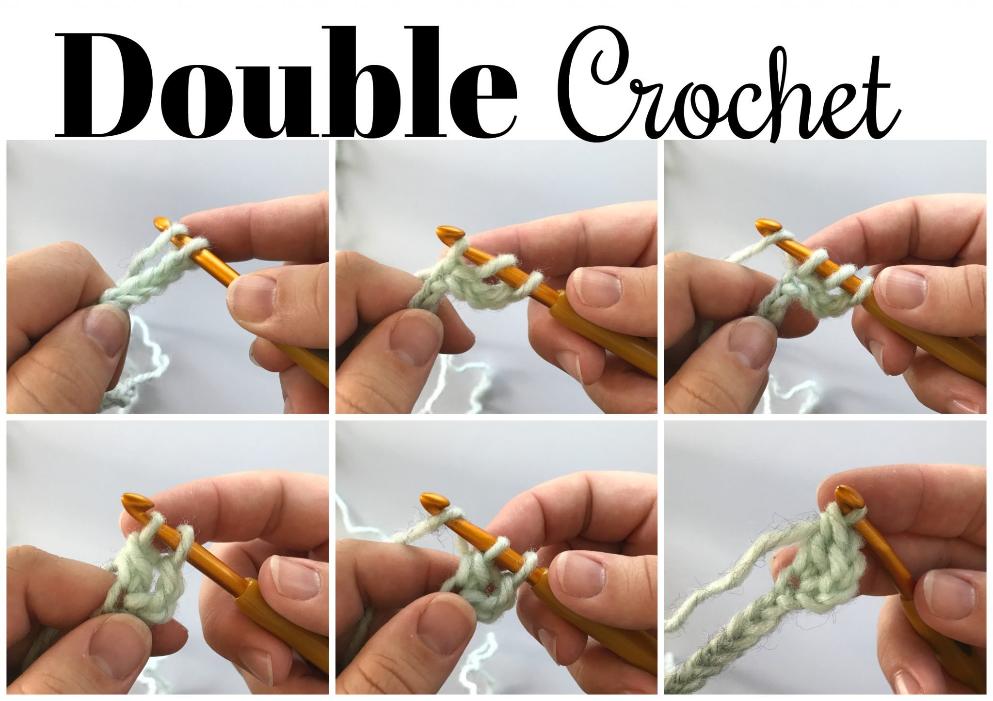 Double Crochet - Learn To Crochet Series • Green Fox Farms Designs