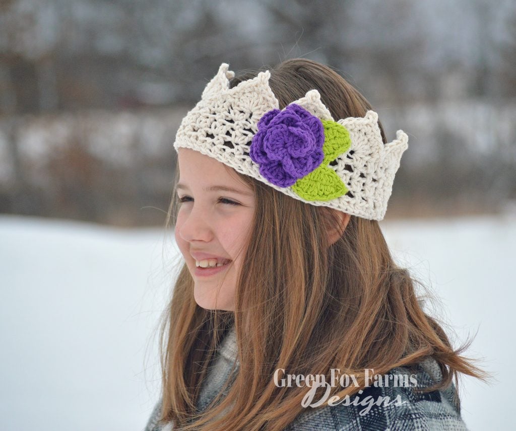 Flora Crown Crochet Pattern • Green Fox Farms Designs