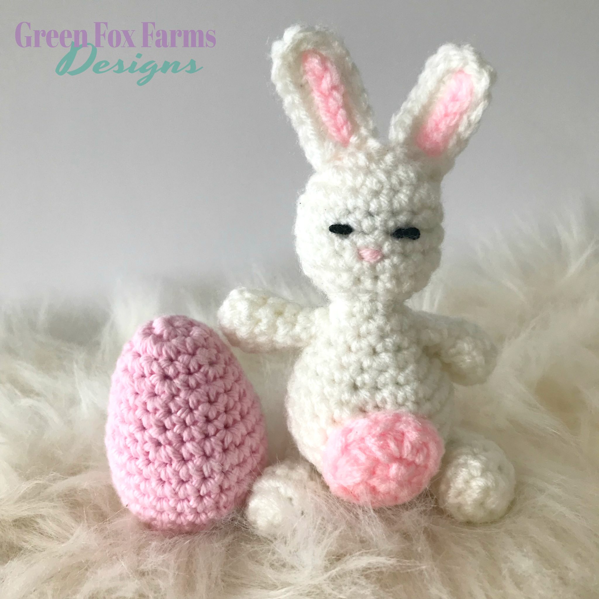 Tiny Bunny Amigurumi - Free Crochet Pattern • Green Fox Farms Designs