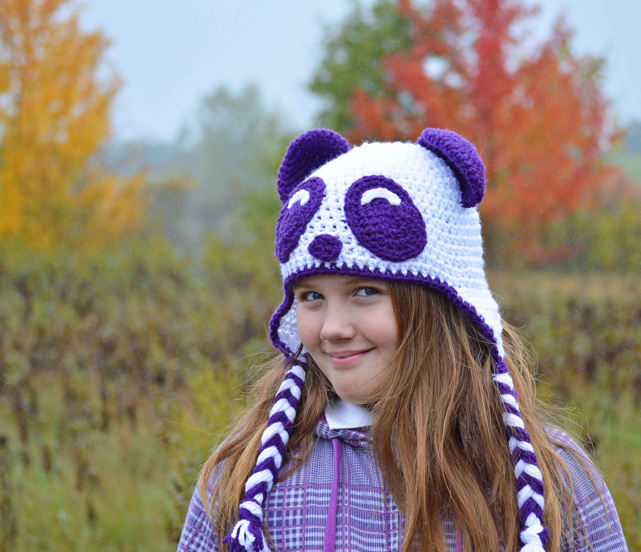 Cozy Panda Hat Crochet Pattern • Green Fox Farms Designs