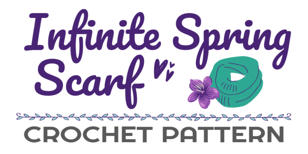Infinite Spring Scarf Crochet Patterns • Green Fox Farms Designs