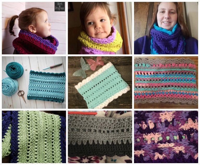 Infinite Spring Scarf Crochet Patterns • Green Fox Farms Designs