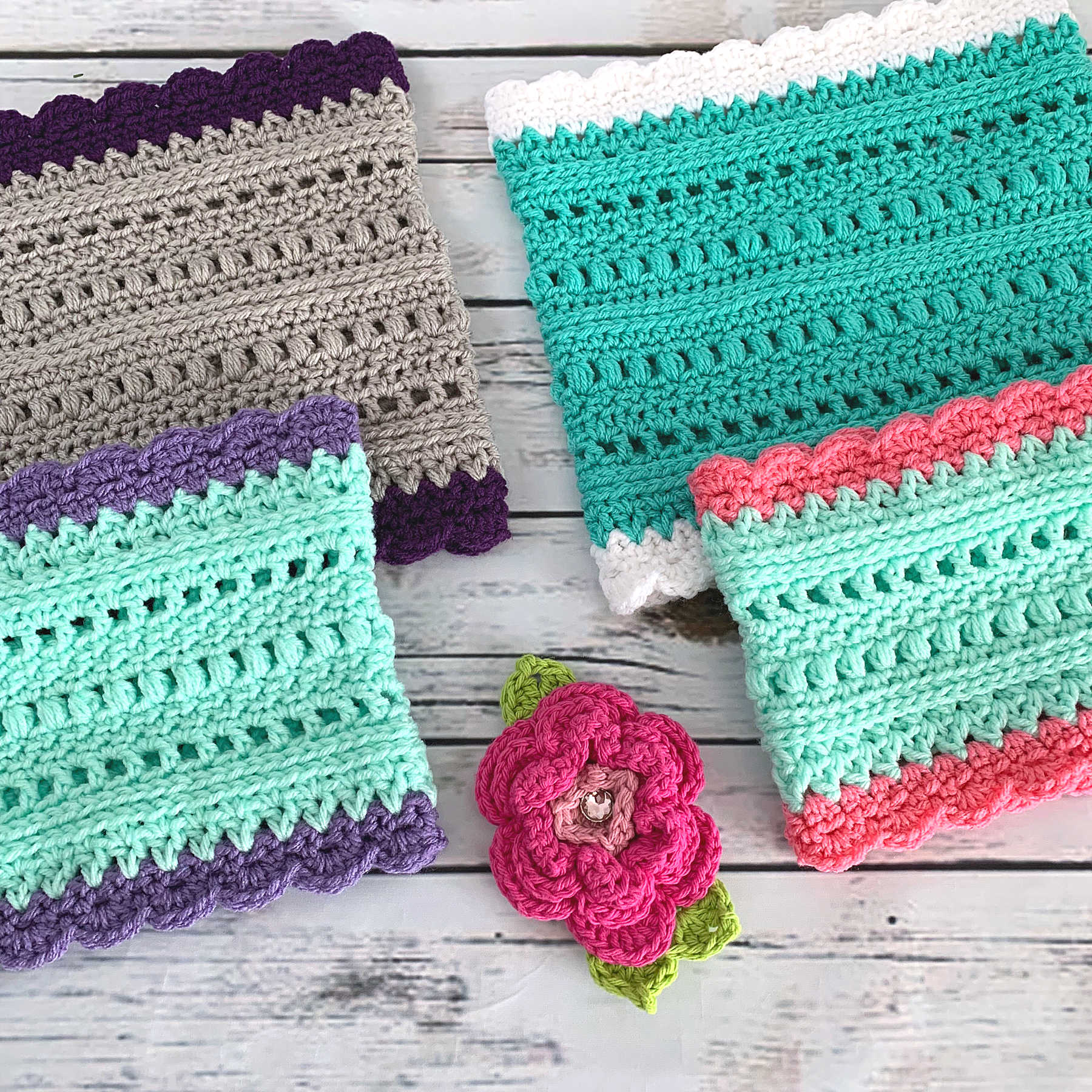 Infinite Spring Scarf Crochet Patterns • Green Fox Farms Designs
