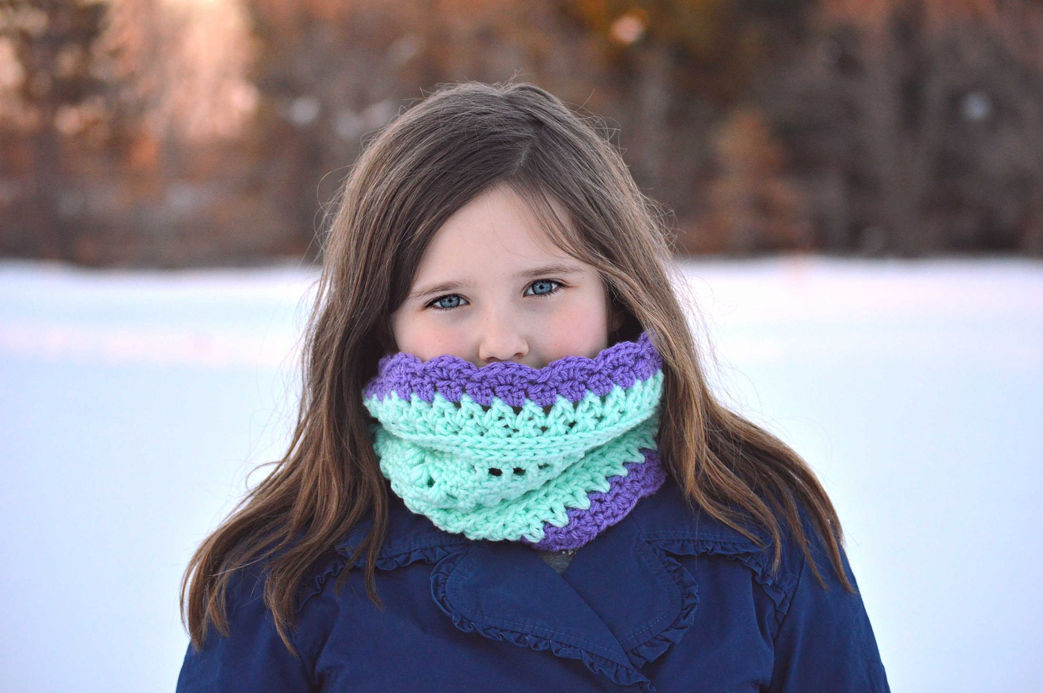 Infinite Spring Scarf Crochet Patterns • Green Fox Farms Designs