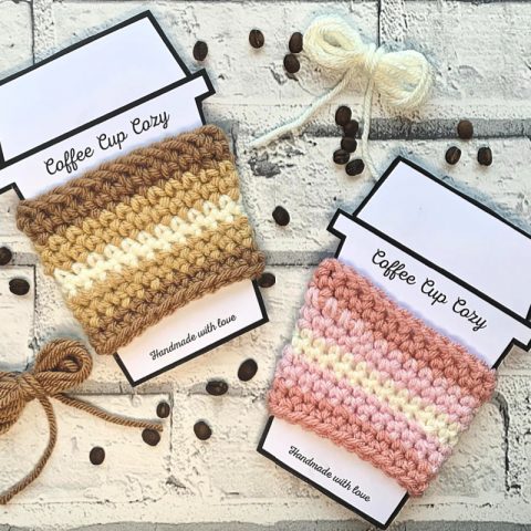 8 Free Coffee Cozy Patterns • Green Fox Farms Designs