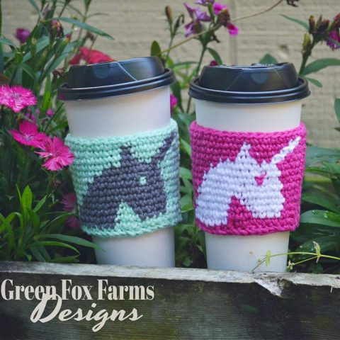 8 Free Coffee Cozy Patterns • Green Fox Farms Designs