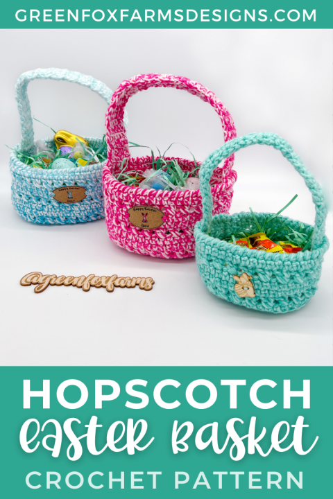 Hopscotch Easter Baskets • Green Fox Farms Designs