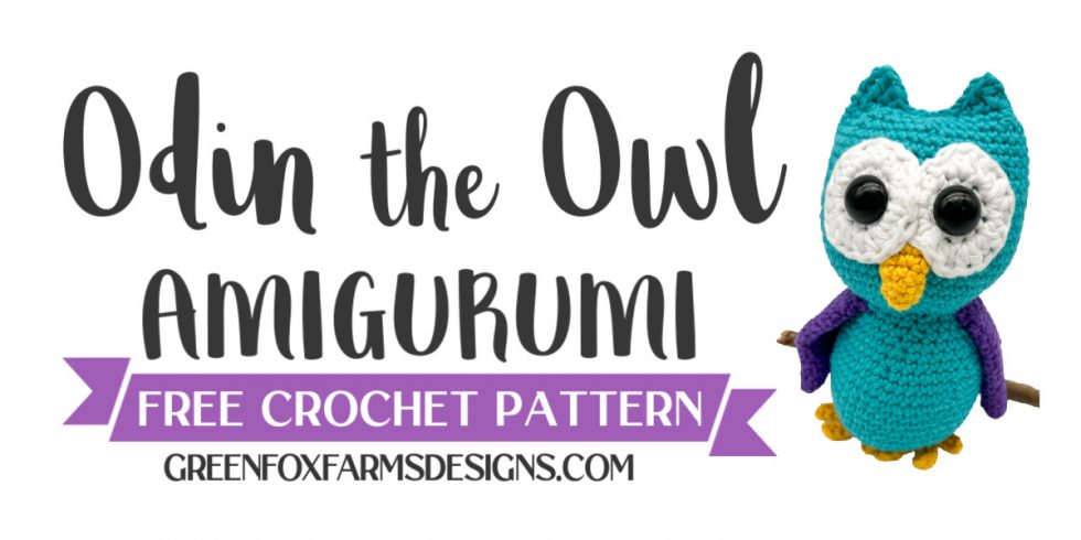 Odin The Owl Amigurumi • Green Fox Farms Designs