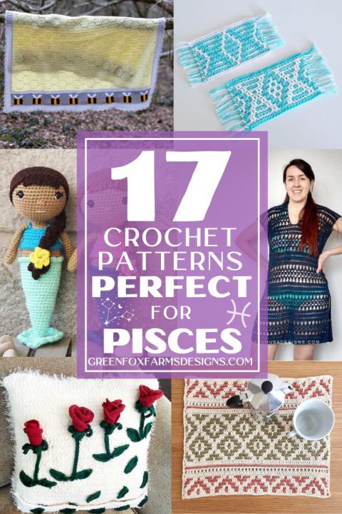 17 Perfect Crochet Patterns For Pisces • Green Fox Farms Designs