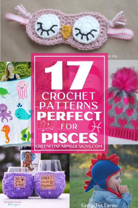 17 Perfect Crochet Patterns For Pisces • Green Fox Farms Designs