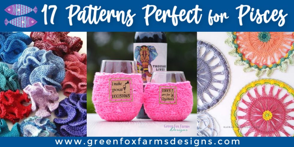 17 Perfect Crochet Patterns For Pisces • Green Fox Farms Designs