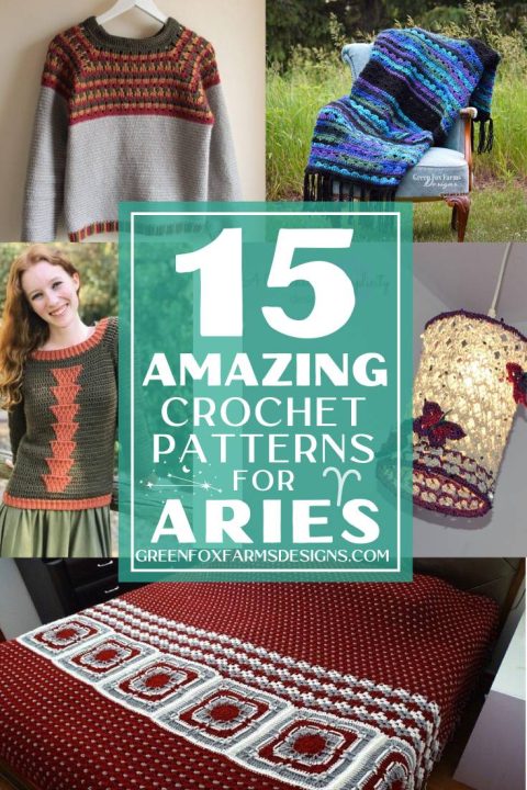 15 Awesome Crochet Patterns For Aries • Green Fox Farms Designs