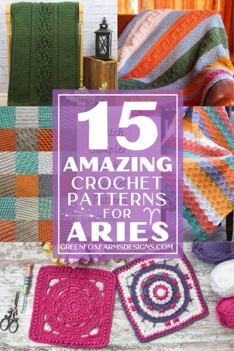 15 Awesome Crochet Patterns For Aries • Green Fox Farms Designs