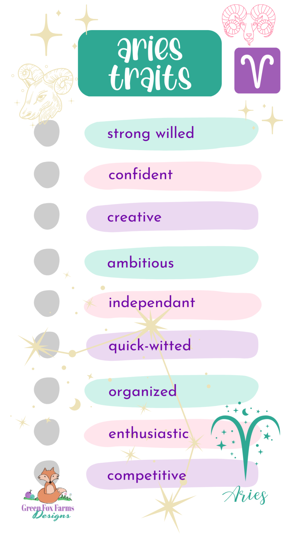 15 Awesome Crochet Patterns For Aries • Green Fox Farms Designs