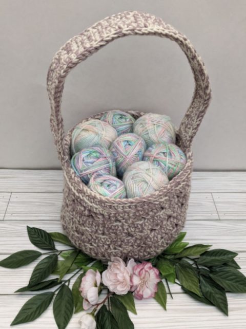 New Easter Baskets Crochet Pattern: Sweet Stripes Collection
