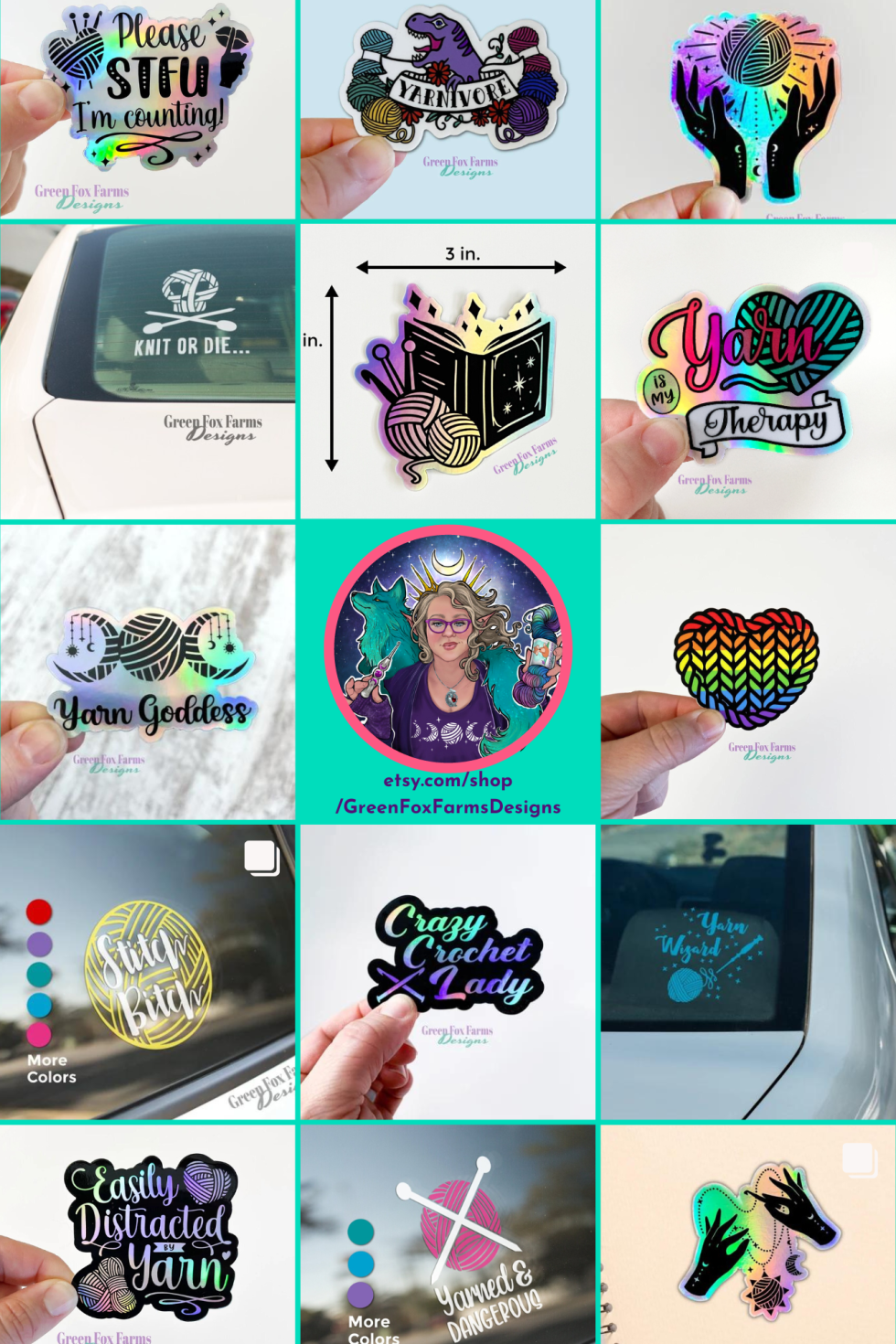 Funny Crochet Stickers And Crafty Decals That You Need In Your Life ...