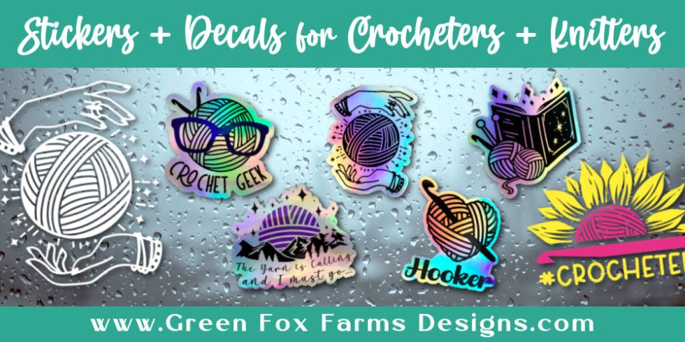 Funny Crochet Stickers And Crafty Decals That You Need In Your Life ...