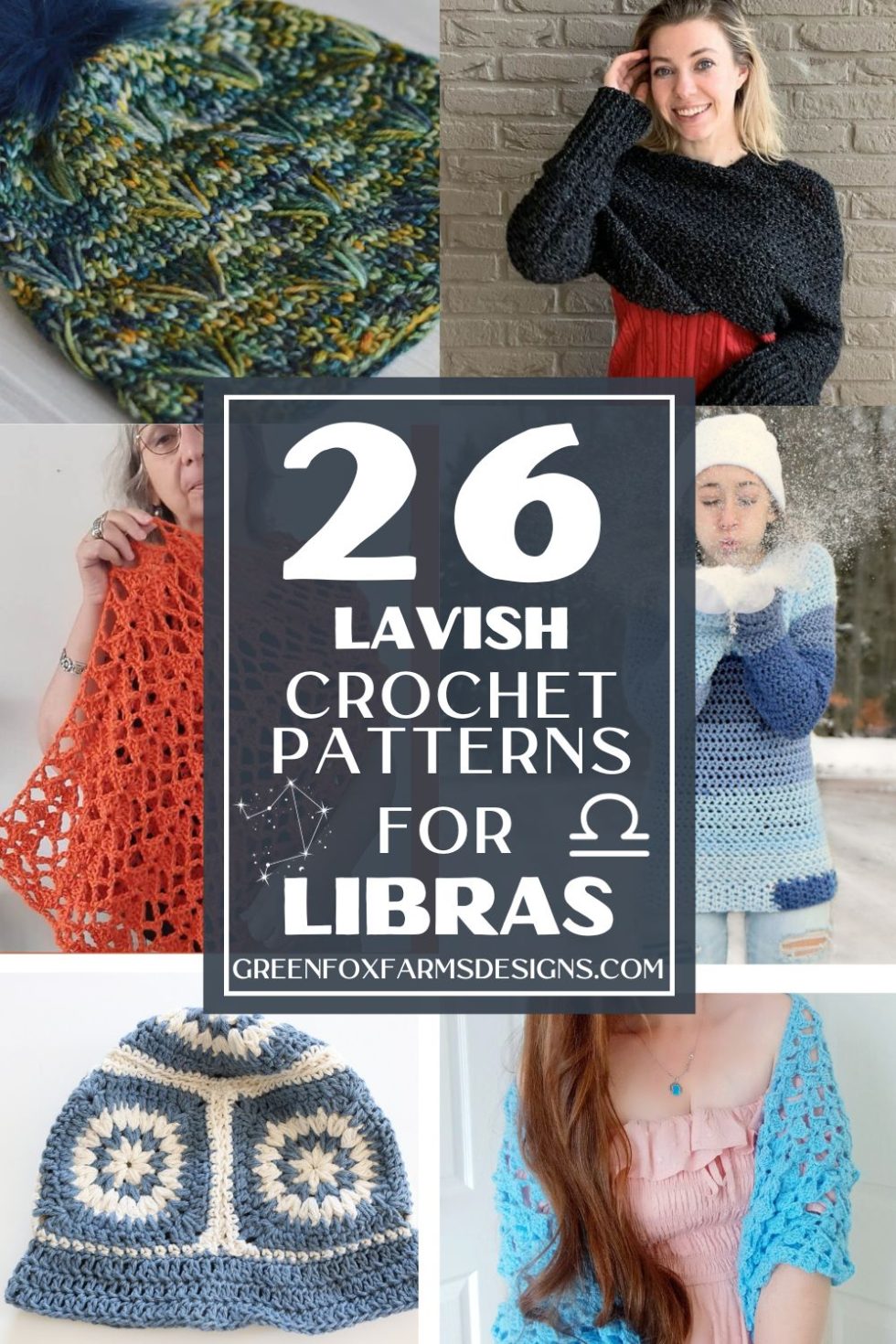 26 Lavish Crochet Patterns For Libras • Green Fox Farms Designs