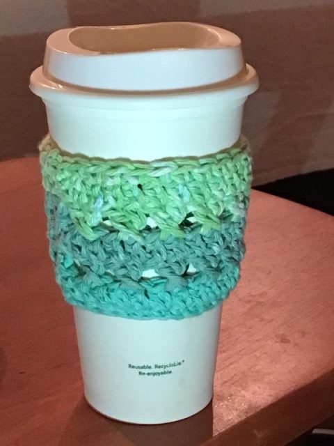 Hopscotch Coffee Cup Cozy • Green Fox Farms Designs
