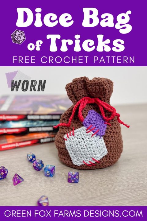 DnD Dice Bag Of Tricks - FREE Crochet Pattern For TTRPGs • Green Fox ...