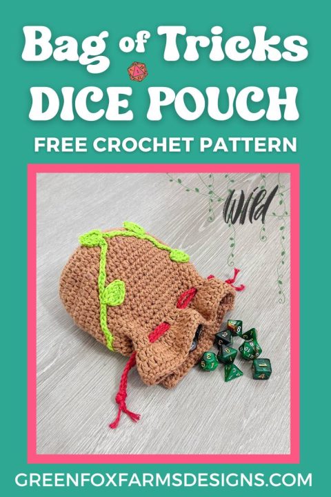 DnD Dice Bag Of Tricks - FREE Crochet Pattern For TTRPGs • Green Fox ...