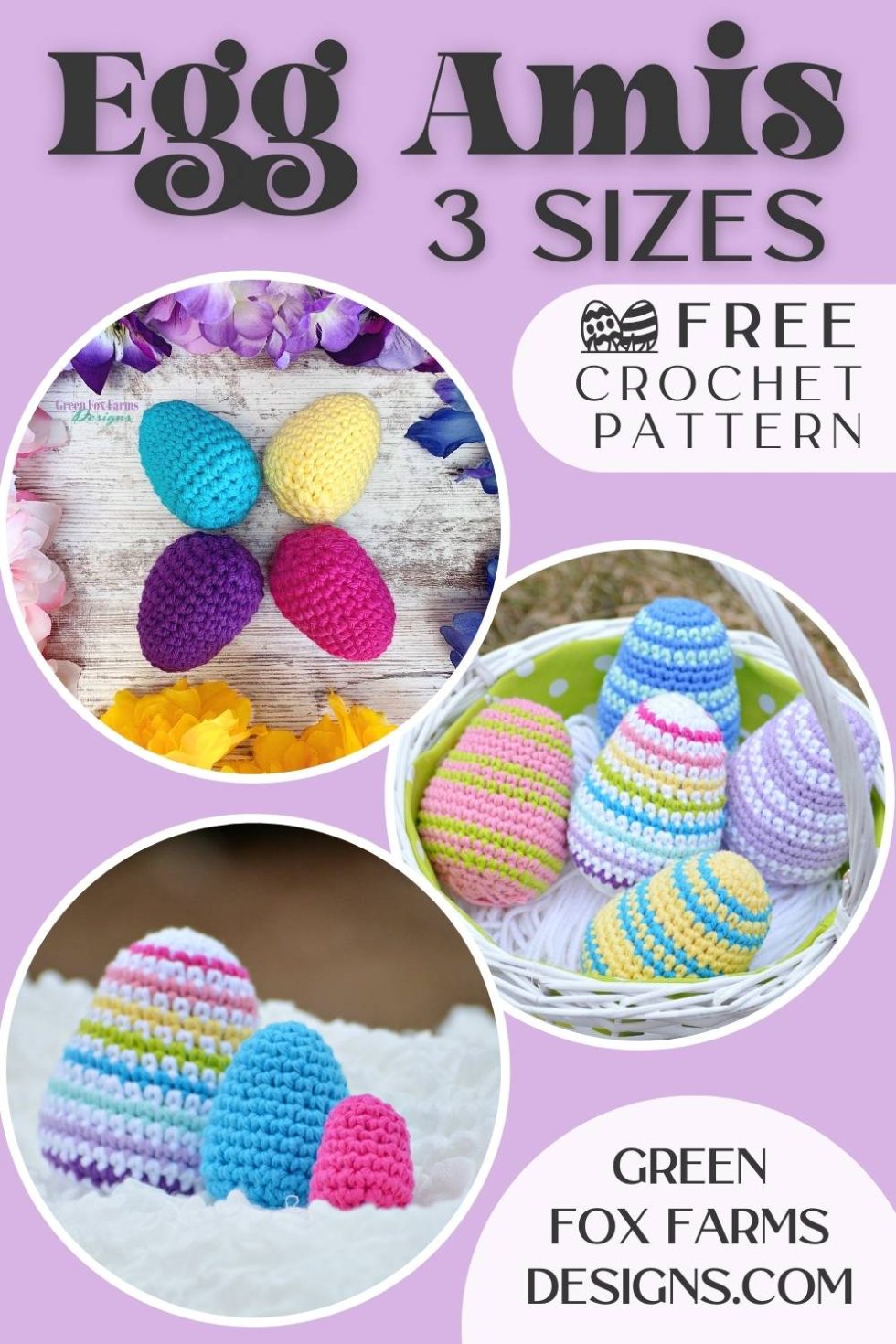 Free Crochet Easter Egg Pattern: Beginner Tutorial • Green Fox Farms ...