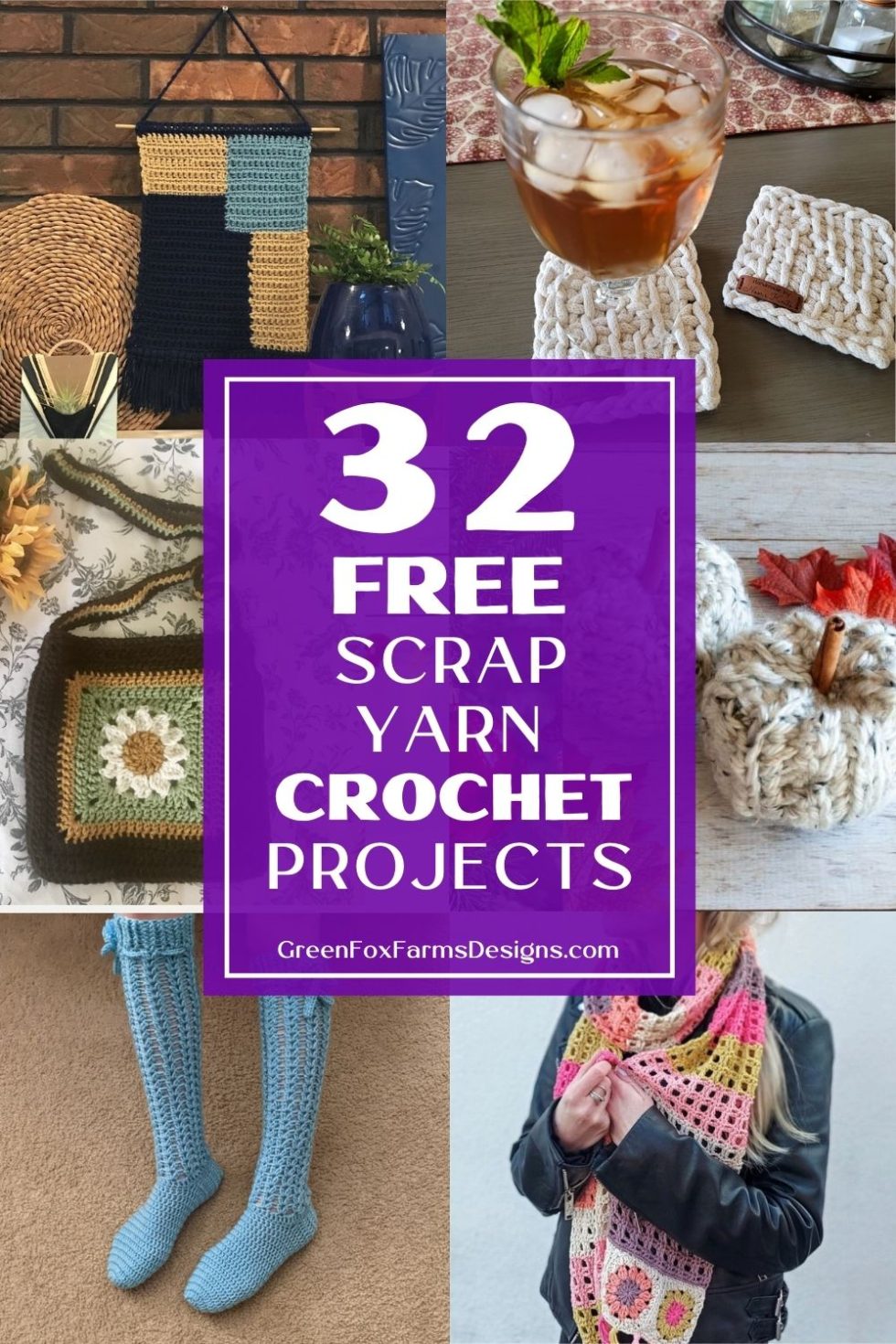 Fun And Easy Scrap Yarn Crochet Patterns - Free Patterns