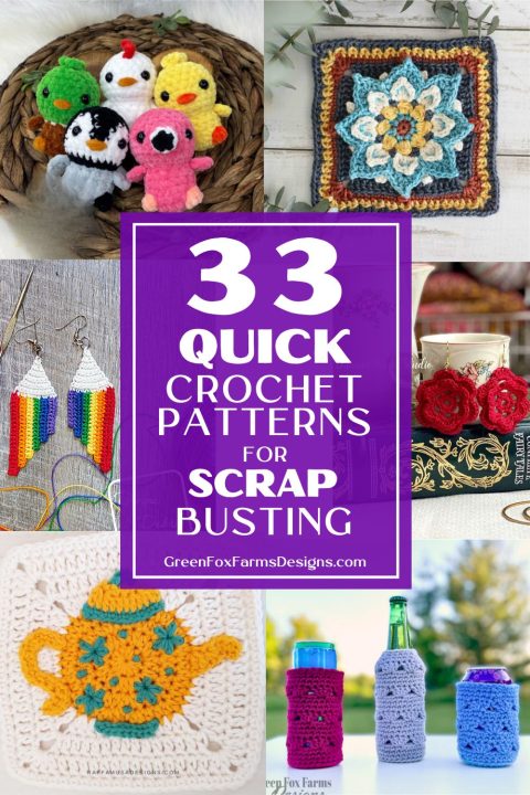 Unique Stash Buster Crochet Patterns To Gift! • Green Fox Farms Designs
