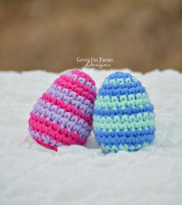 Free Crochet Easter Egg Pattern: Beginner Tutorial • Green Fox Farms ...