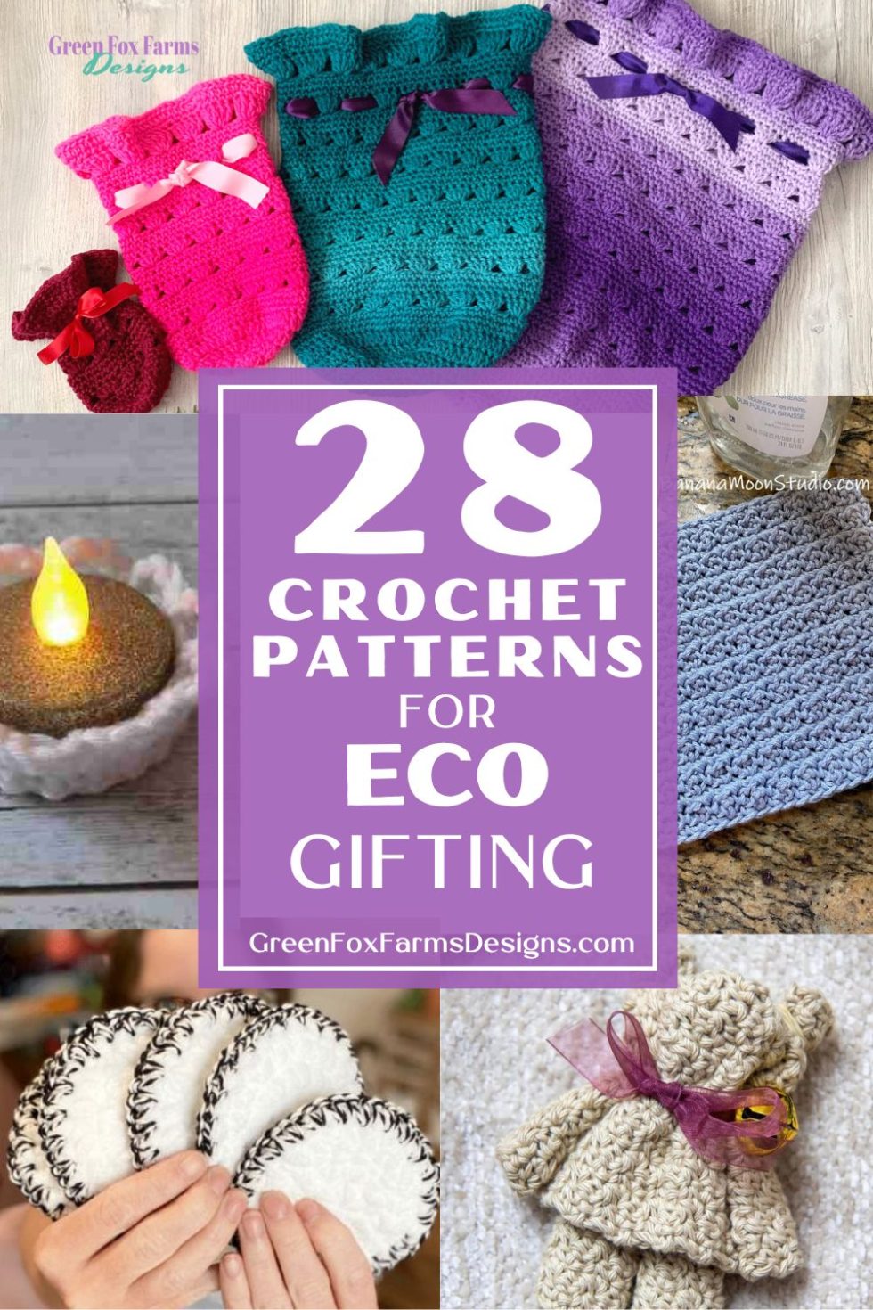 Eco-Friendly Crochet Patterns To Replace Single Use Items • Green Fox ...