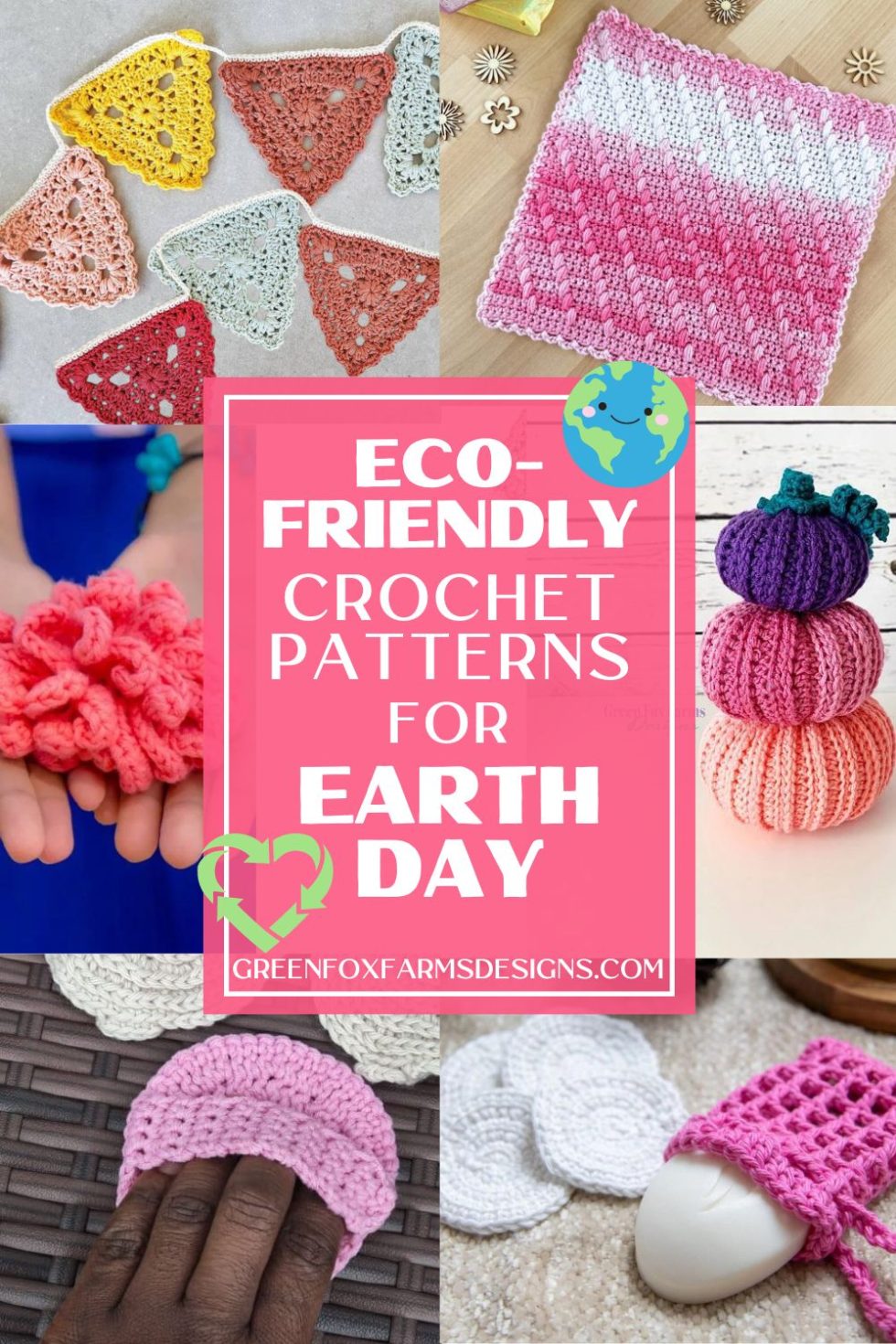 Eco-Friendly Crochet Patterns To Replace Single Use Items • Green Fox ...