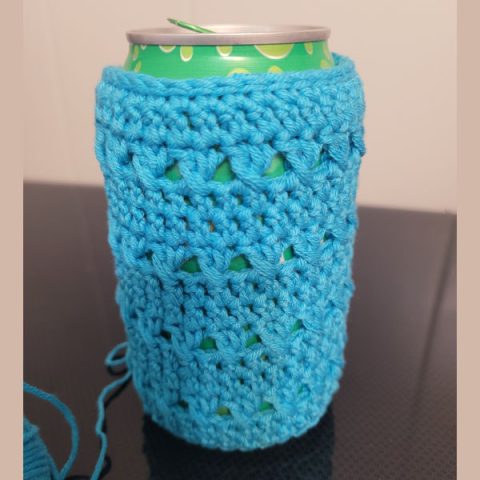 Hopscotch Crochet Bottle & Can Cozy Pattern • Green Fox Farms Designs