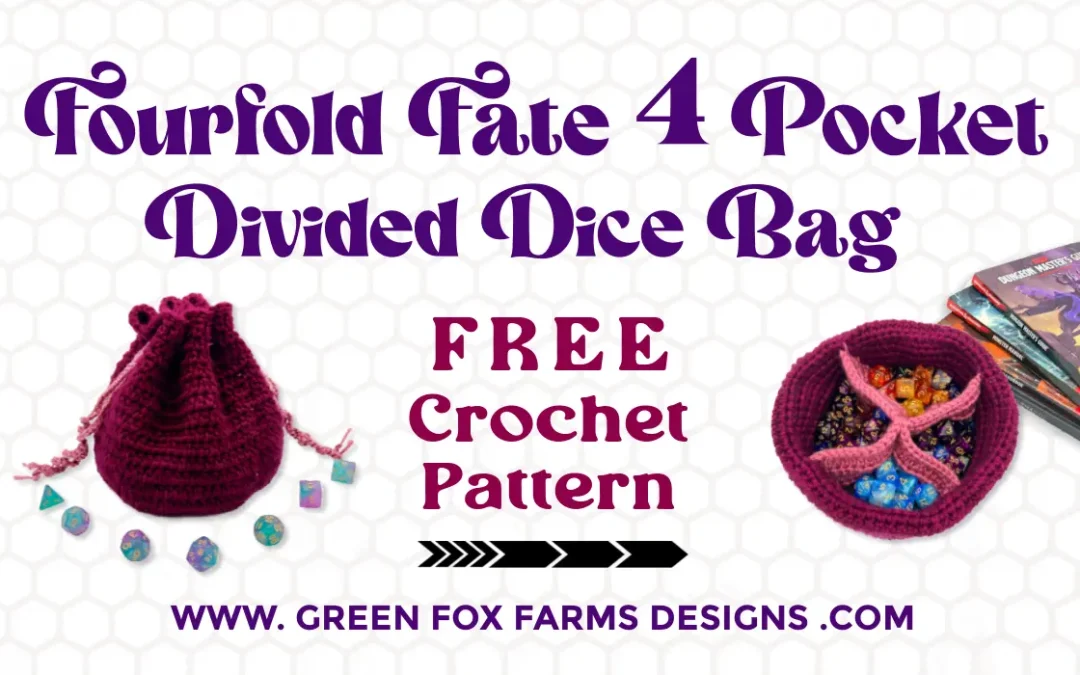 Free Fourfold Fate Divided Dice Bag Pattern: Multi-4-pocket Design ...