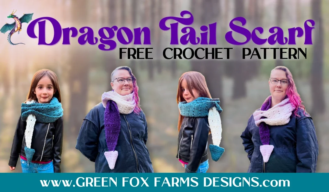 Free Dragon Tail Scarf Crochet Pattern! Cozy For Fall, Winter And ...