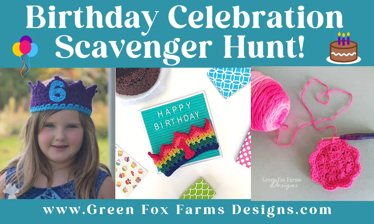 Win! With The Crochet Celebration Scavenger Hunt! 2025 • Green Fox ...